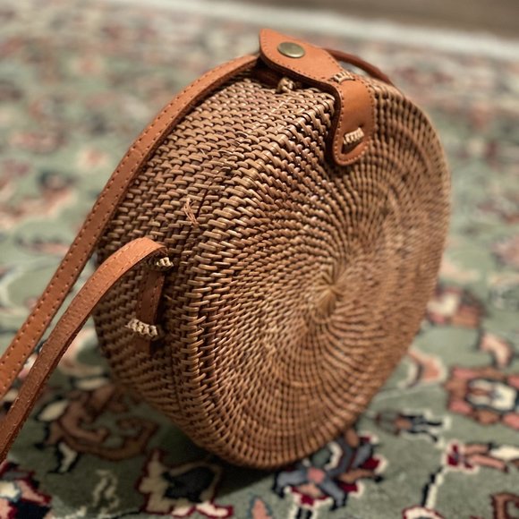 Bags | Rattan Crossbody | Poshmark